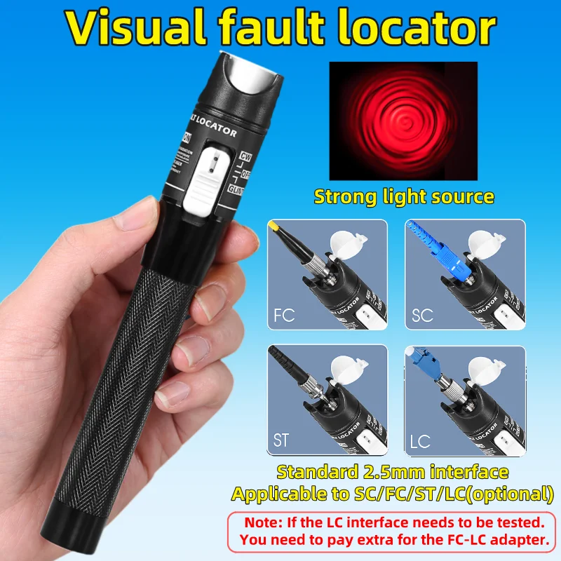 30-1-10-20-50mW-Visual-Fault-Locator-FTTH-Fiber-Optic-Test-Tool-VFL ...