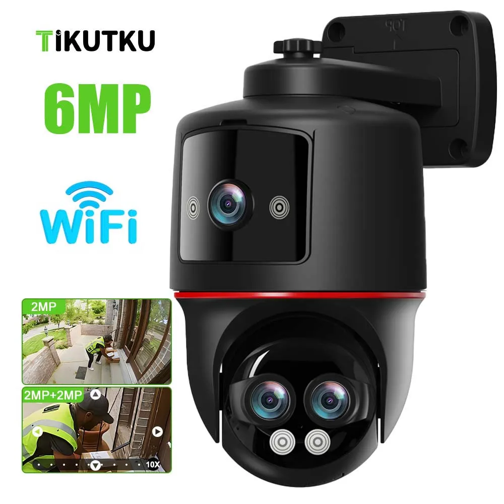Camhi-Security-Camera-Three-Lens-6MP-Outdoor-10X-Zoom-Auto-Tracking ...