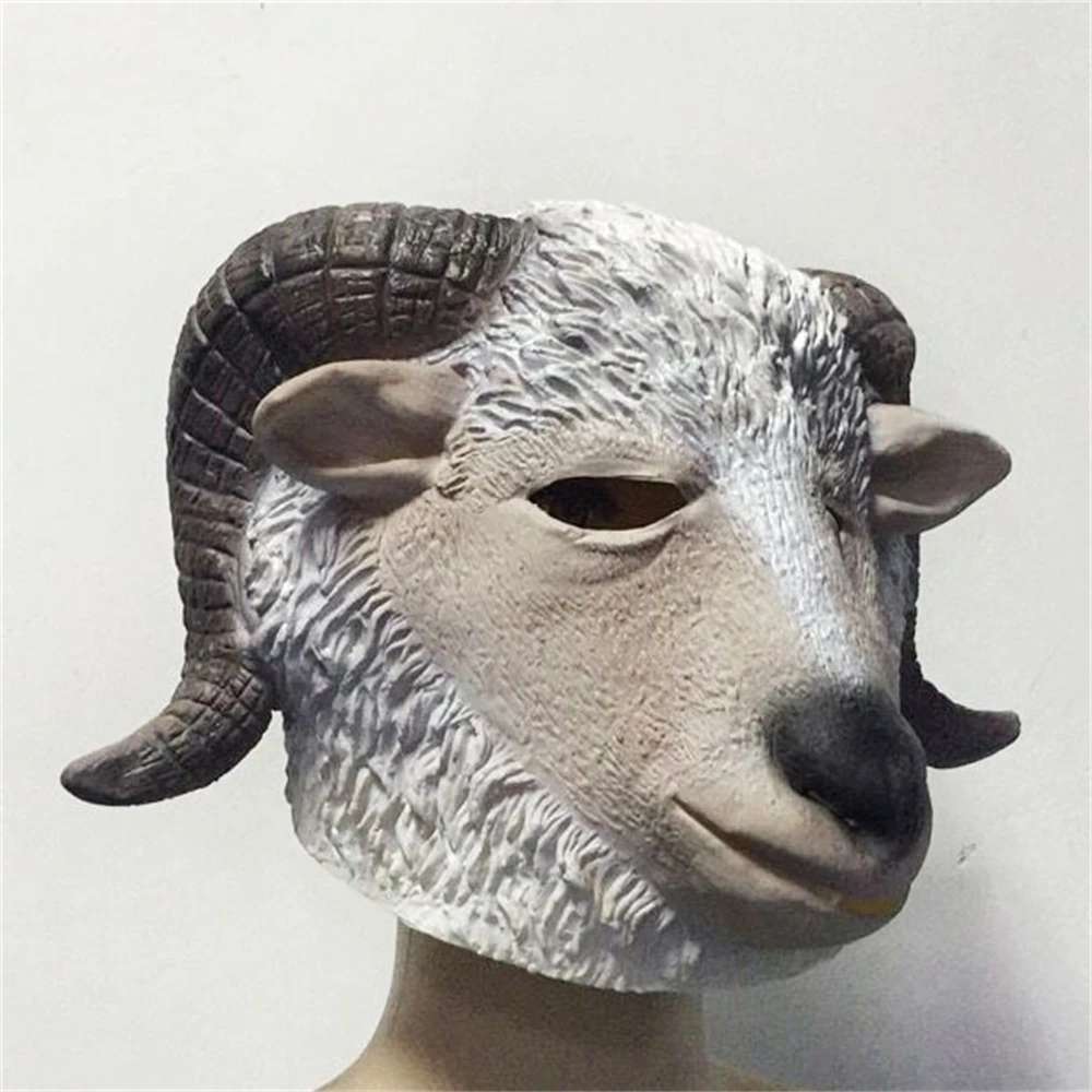 Plastic Sheep Mask