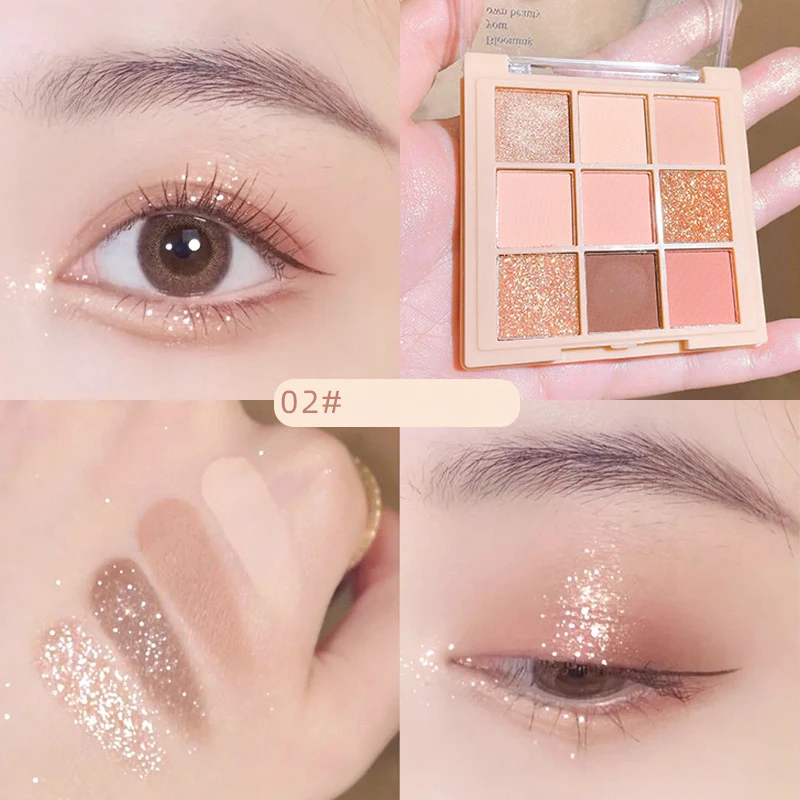 9-Colors-Shimmer-Matte-Eyeshadow-Palette-Waterproof-Color-Glitter-Eye ...