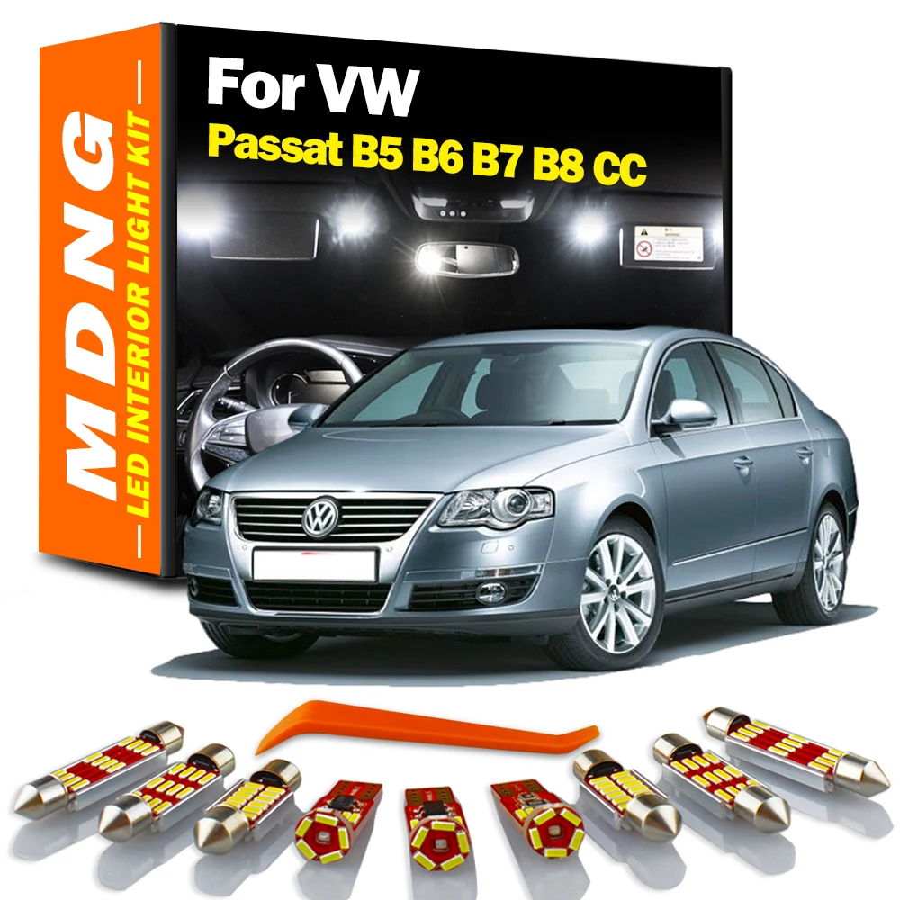 Canbus-LED-Interior-Roof-Door-Trunk-SunVisor-Light-Kit-For-VW ...