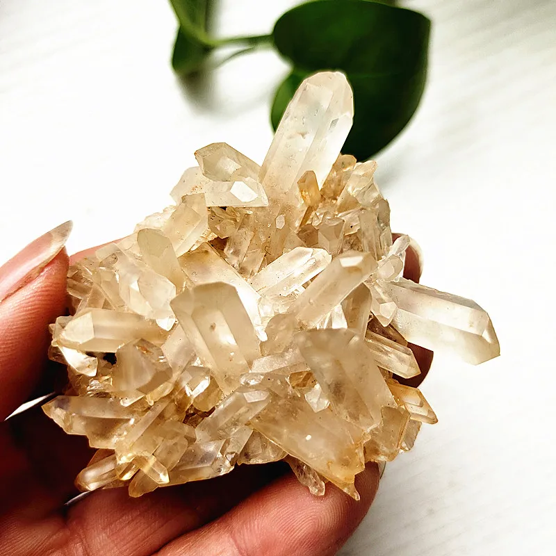 Natural-White-Quartz-Crystal-Shinning-Raw-Stone-Mineral-Specimen-Room ...