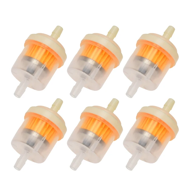 12pcs Gas Fuel Gasoline Oil Filter for Motorcycle Moped Scooter ...