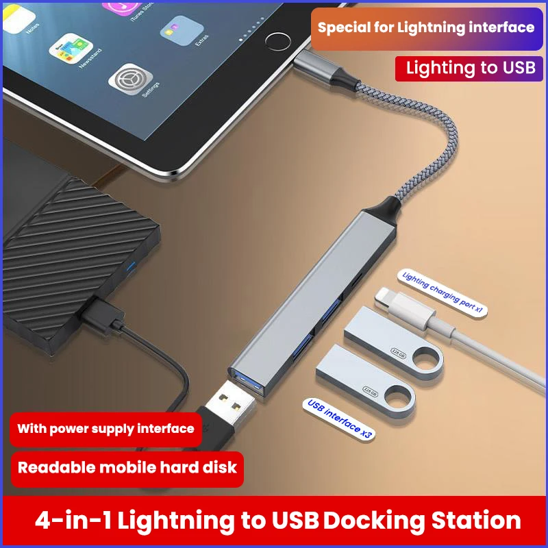 Iphone Docking Station Usb Hub | Usb Dock Station Iphone | Usb Phone ...