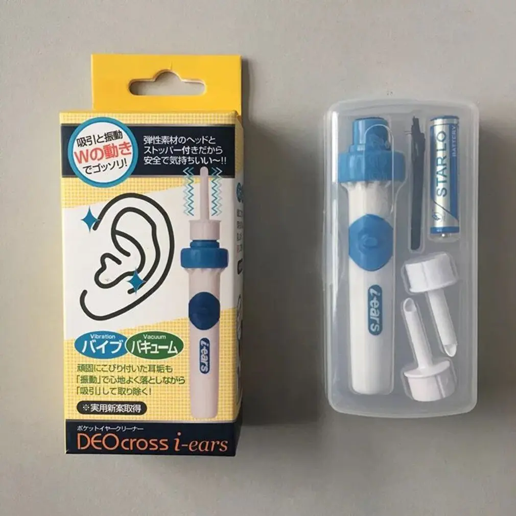 Kit de remoção de cera earwax mais limpo portátil automático elétrico ...