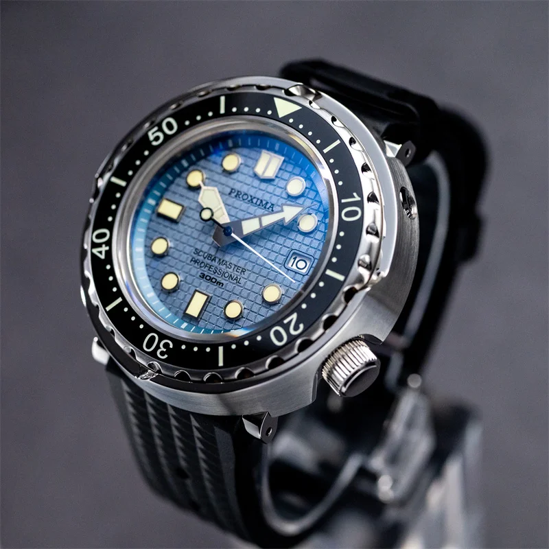 PROXIMA Men Diver Watch 47.1mm Tuna Automatic Watch Sport 300M ...