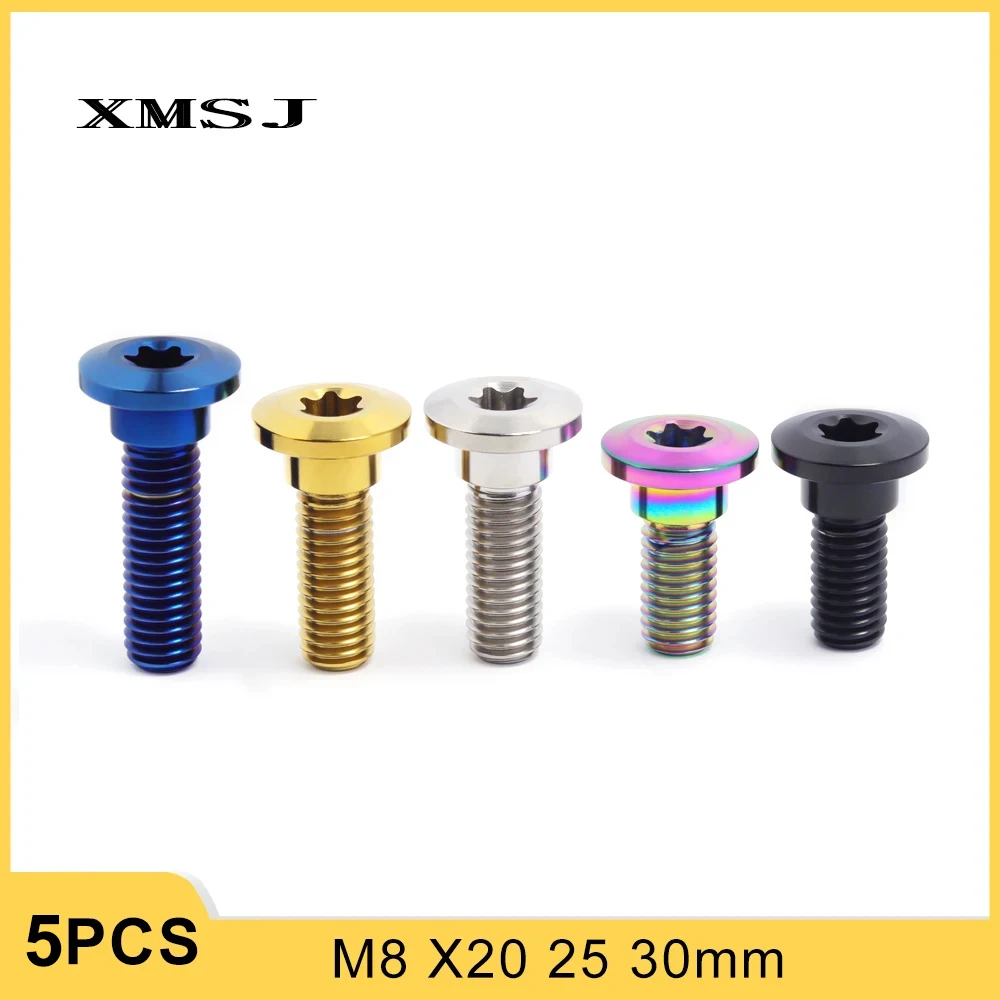 XMSJ-Titanium-Disco-de-freio-da-motocicleta-Parafuso-Parafuso-Parafuso-Fastener-M8-x-20mm-25mm ...