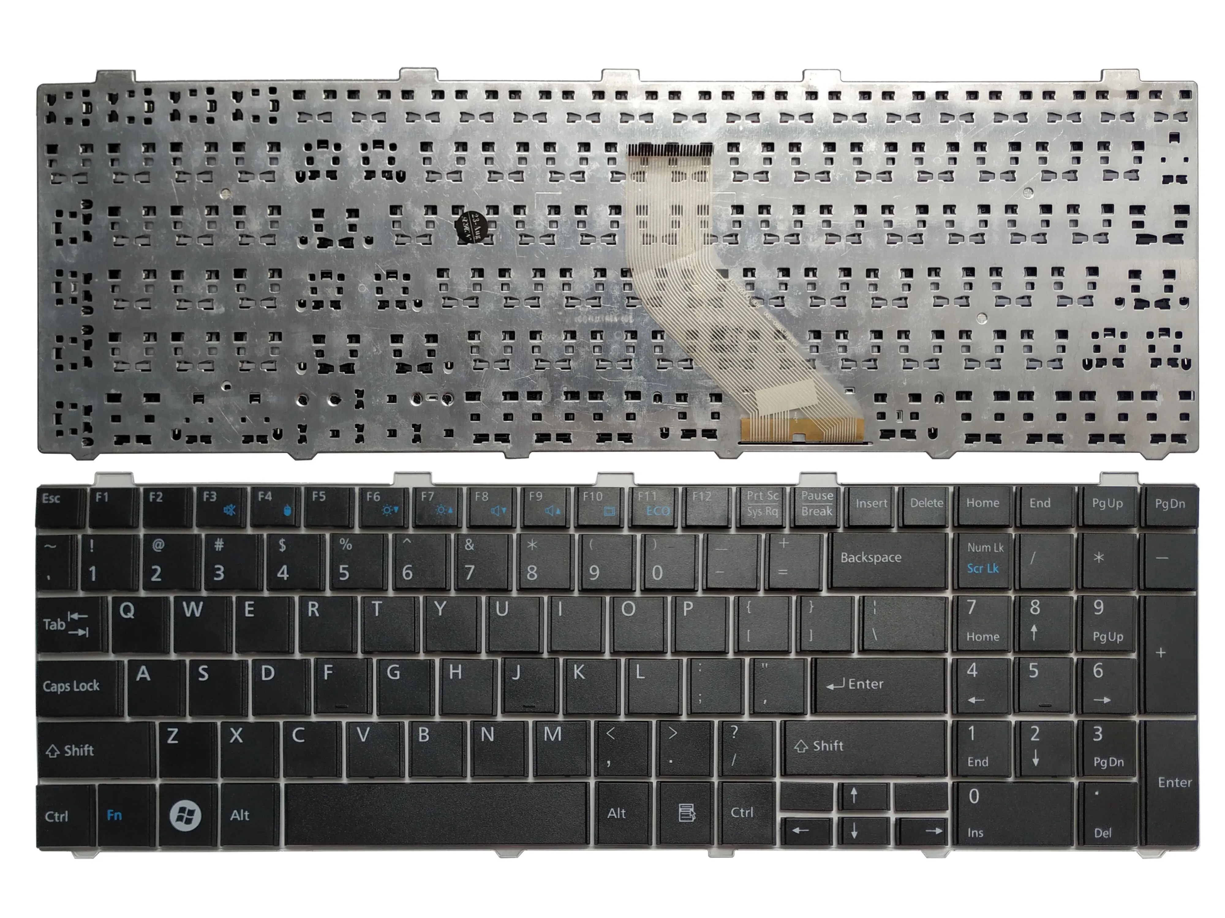 New-US-Keyboard-For-Fujitsu-Lifebook-AH530-AH531-NH751-A530-A531-Black ...
