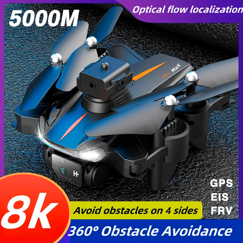 Drone 8K 5G GPS HD Fotografia Aérea 360 ° Evitar Obstáculos de Fluxo ...