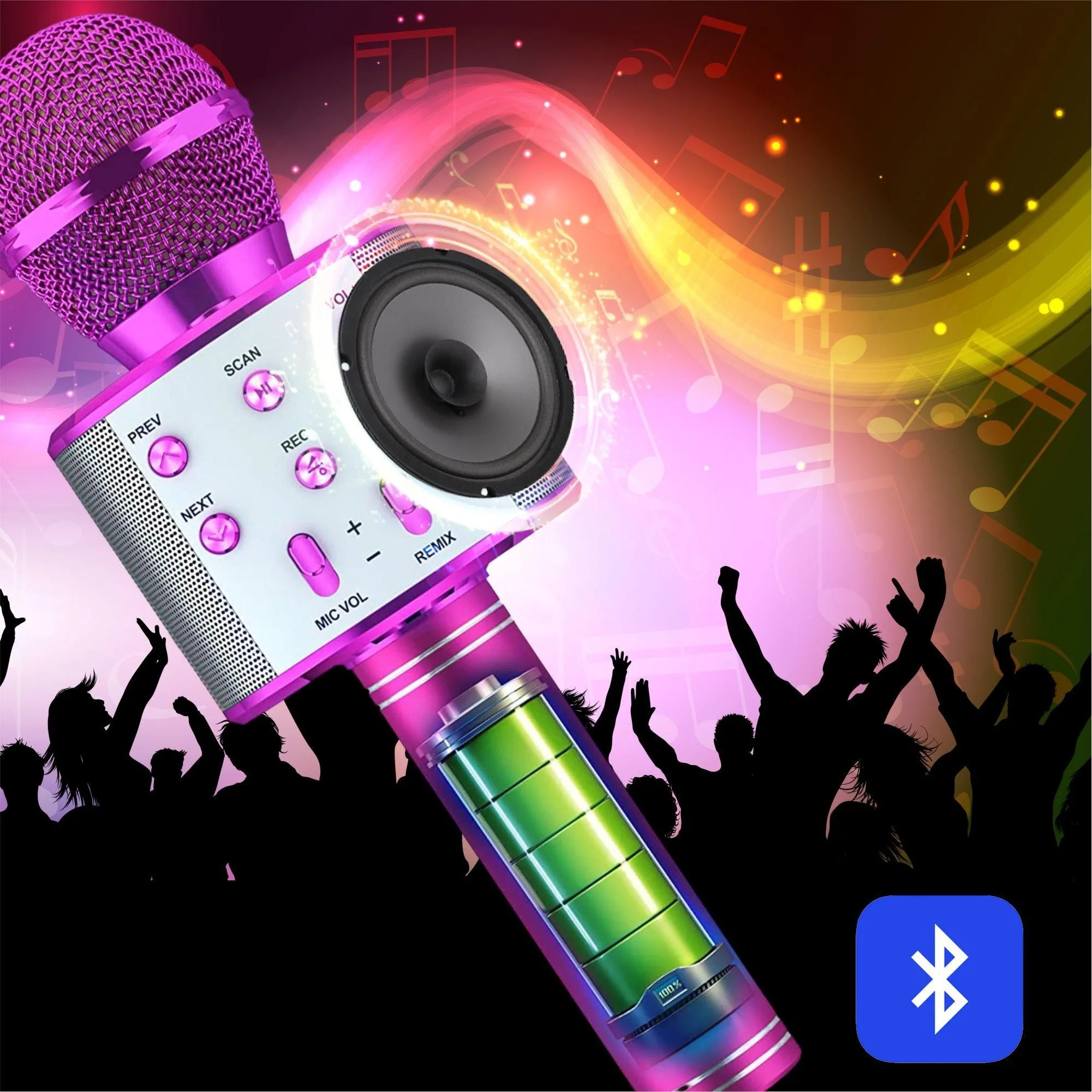 Karaoke Bluetooth Mic for Children – Electron Buz