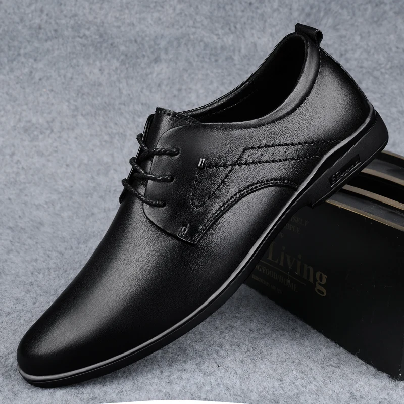 High-End-Brand-Men-s-Genuine-Leather-Shoes-Interview-Formal-Shoes-Groom ...