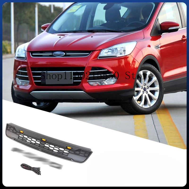 Modified Racing Grills With Letter LED ABS Grill Mesh Raptor Grille ...