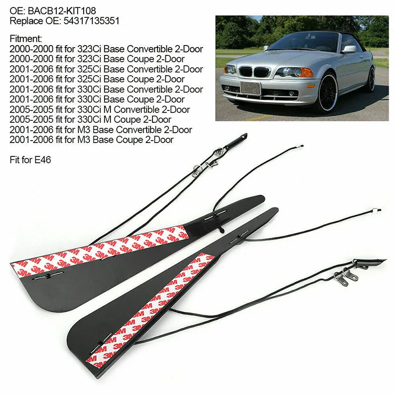 For BMW E46 Convertible Roof Top C Column Repair Kit OEM 54317135351 ...