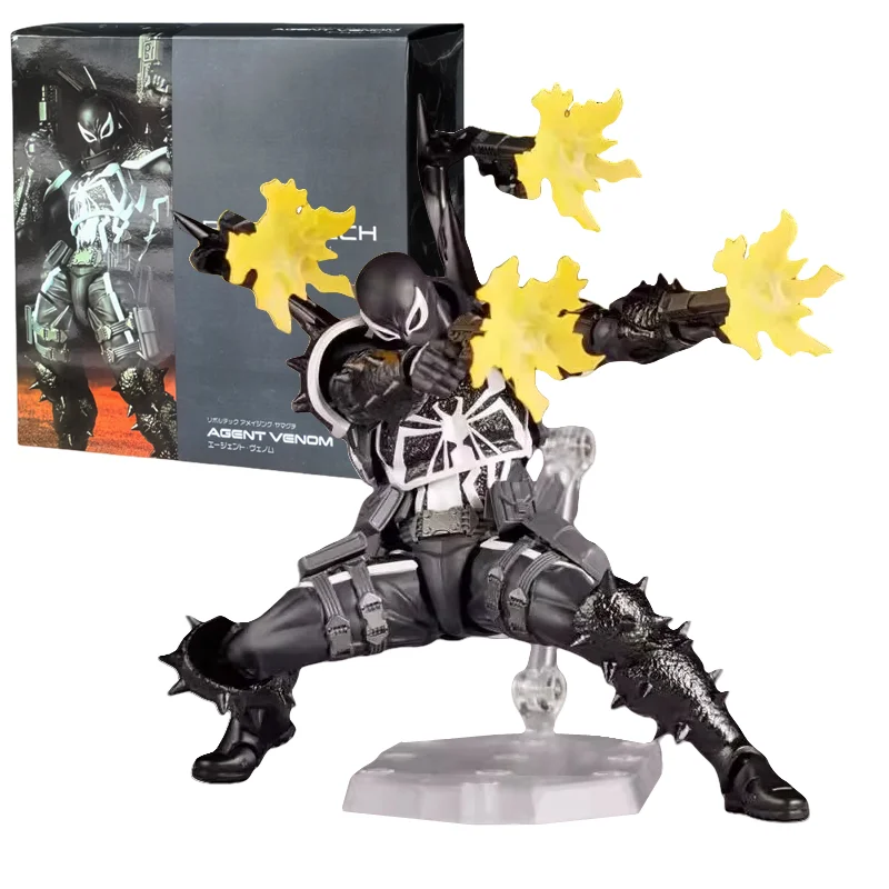 Superhero-Agent-Venom-Action-Figure-Amazing-Fantasy-Yamaguchi-Figurine ...