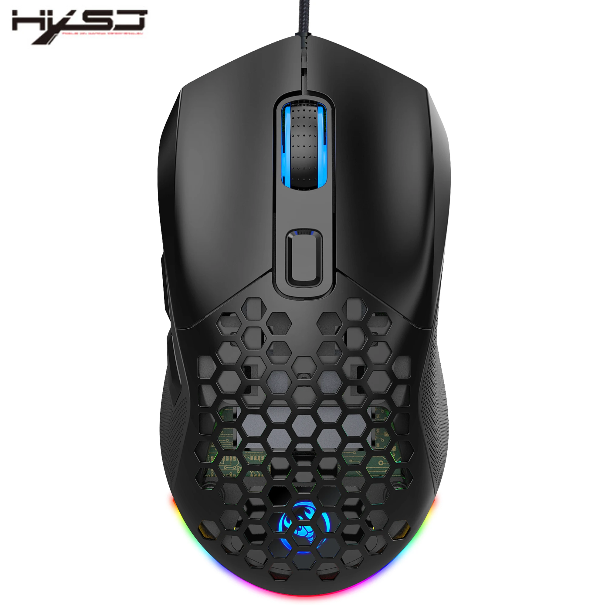 HXSJ-X300-RGB-Gaming-Mouse-7200DPI-retroiluminado-com-fio-ergon-mico-6 ...