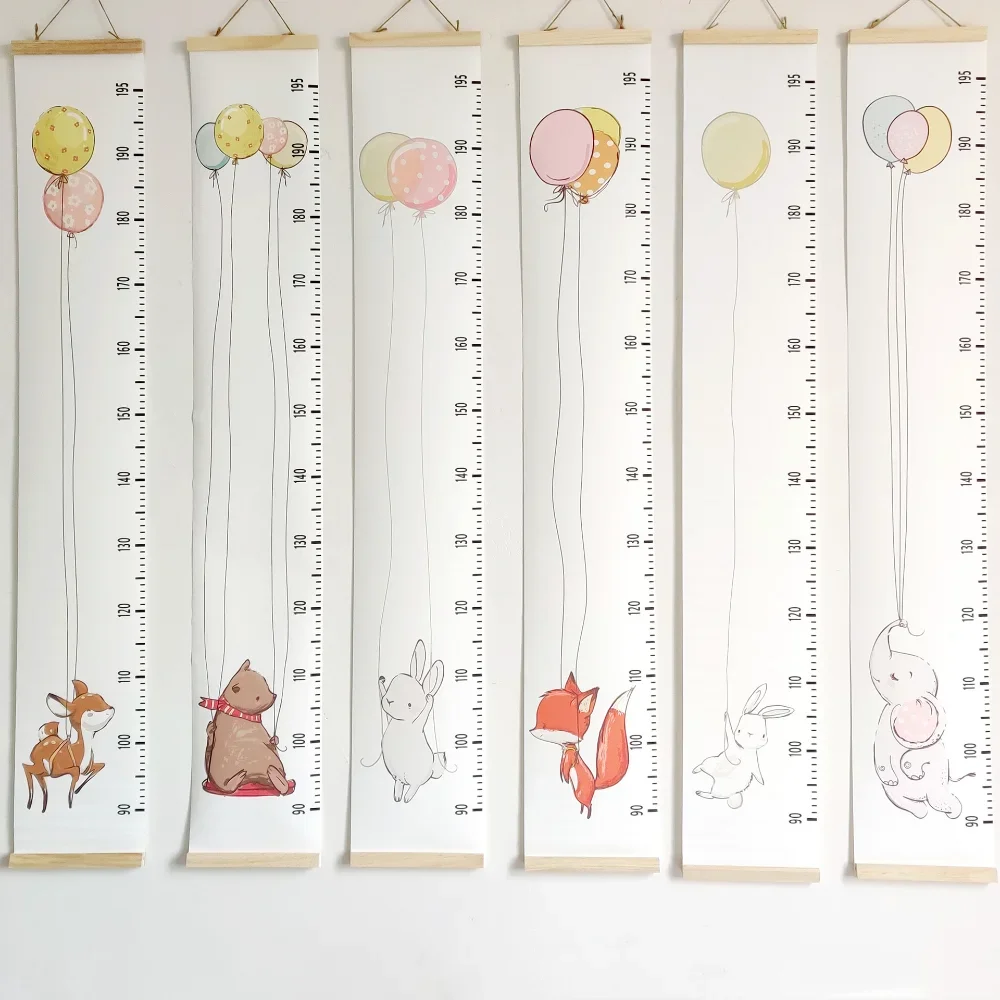 Wooden-Canvas-Wall-Growth-Charts-Baby-Hanging-Decorative-Chart-Height ...