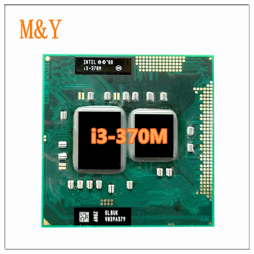 Procesador de CPU i3 370M i3 370M SLBUK 2,4 GHz, doble núcleo, Quad ...