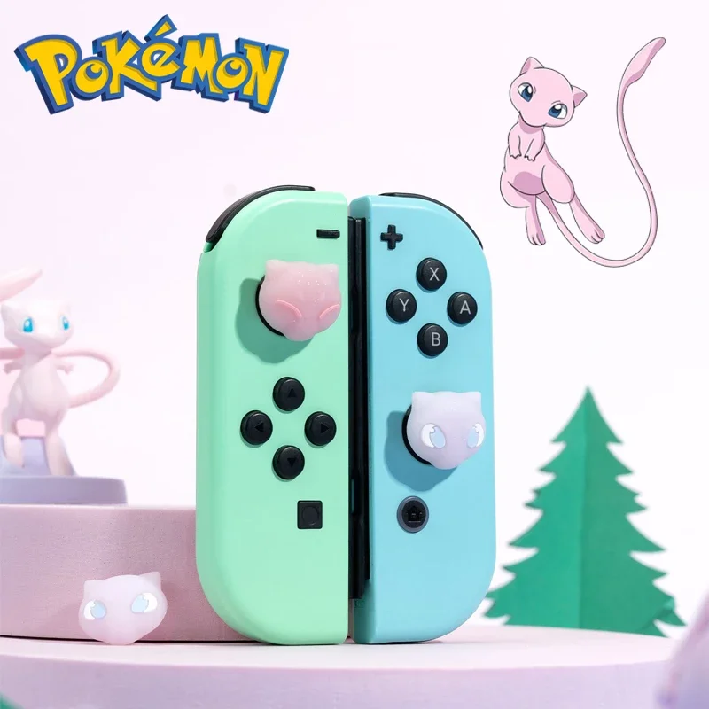 Pokemon-Mew-Silicone-Thumb-Grip-Caps-Switch-Lite-Joystick-Cap-For ...