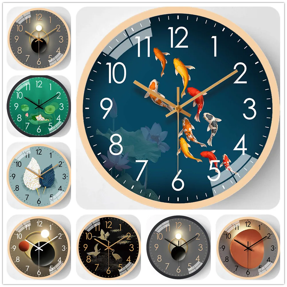 2023-Luxury-New-Wall-Clock-8-Inches-Modern-Fashion-Personality-Art-Mute ...