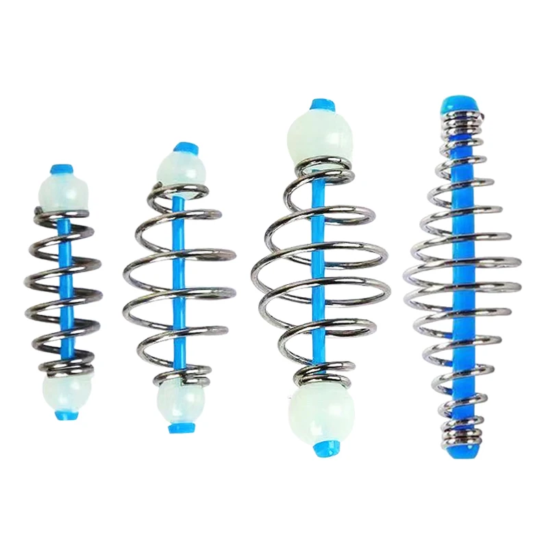 50Pcs-Carp-Fishing-Spring-Feeder-Fishing-Bait-Cage-Terminal-Tackle-for ...