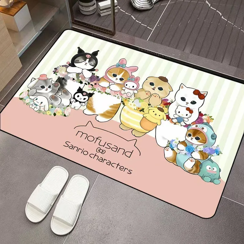 Mofusand-Cats-Illustration-Entrance-Door-Doormat-Balcony-Bedrooom ...