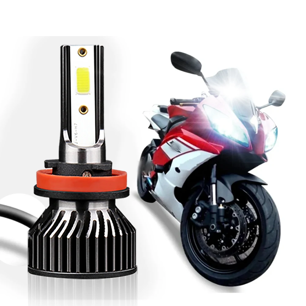 1PC H1 H4 H7 H11 LED Headlight Bulb 12V Motorcycle 35W High Power Car ...