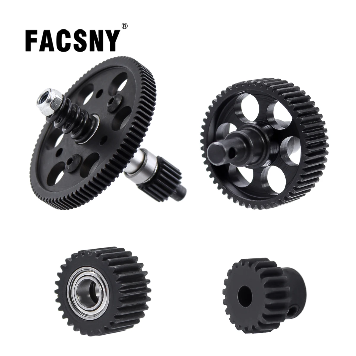 Metal-Full-Set-Complete-Gearbox-Gears-Transmission-Gear-For-1-10-RC ...
