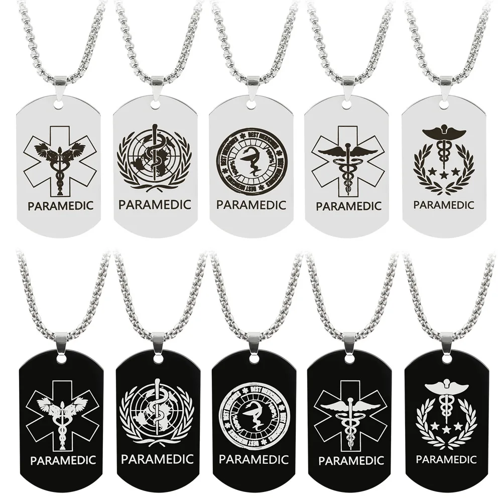 Collar-con-colgante-de-acero-inoxidable-para-hombre-y-mujer-Gargantilla ...
