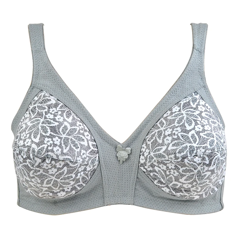 Women's Wireless Bra Cotton Plus Size Bras Comfortable Underwear Thin ...