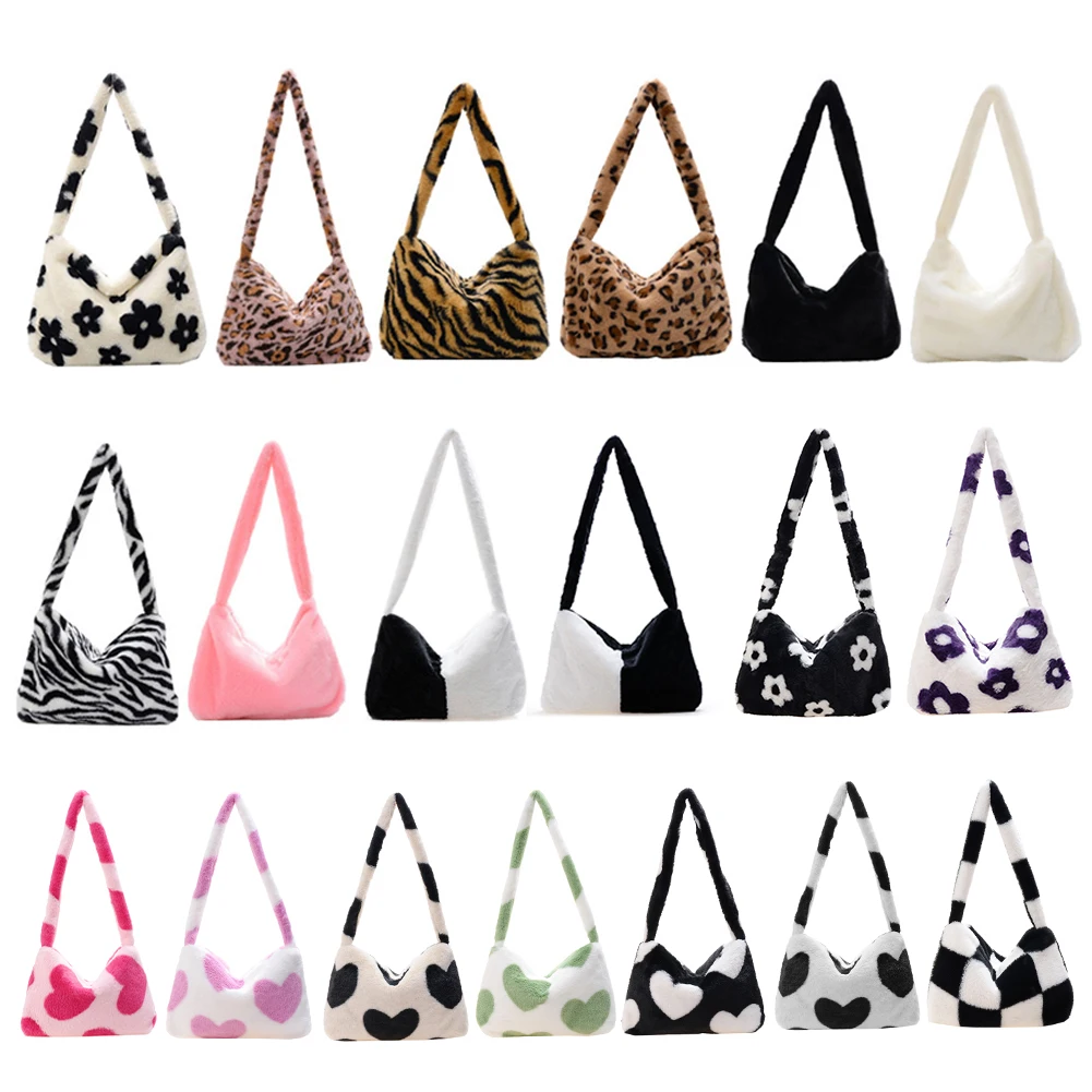 Plush-Shoulder-Totes-Cute-Fashion-Women-Shopping-Shoulder-Bags-Large ...
