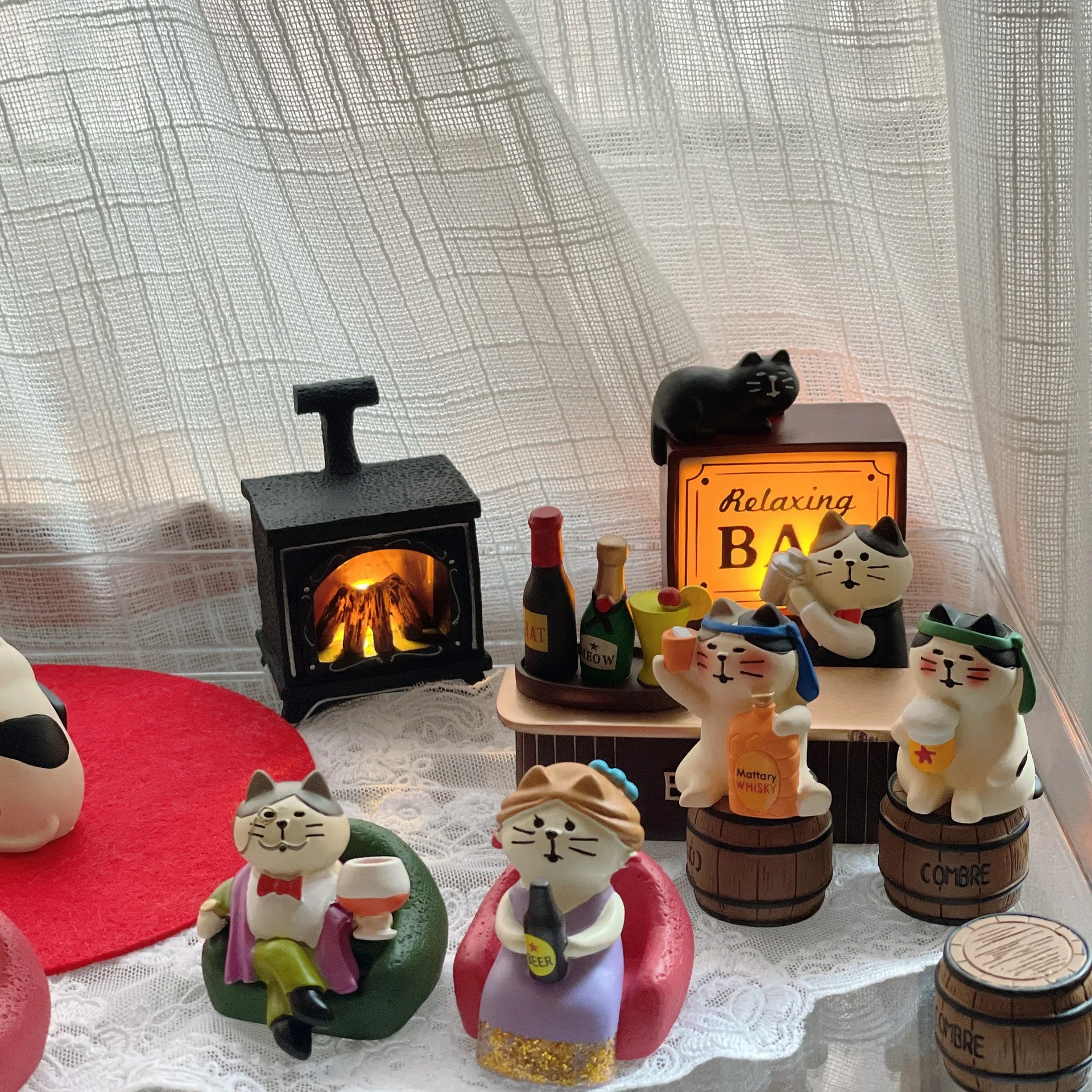 Grocery-Zakka-Bar-Bartender-Ins-Decorative-Gifts-Rabbit-Miniature-Cat-Resin-Craft-Chat-Juice ...