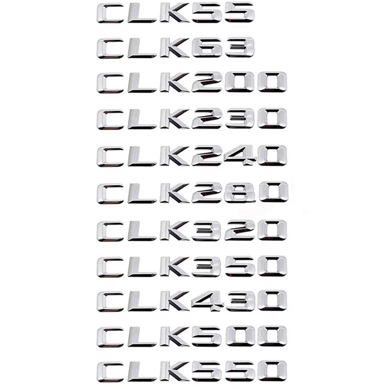 For-W209-CLK-Class-CLK55-CLK63-CLK200-CLK220-CLK230-CLK550-Emblems-Tail ...