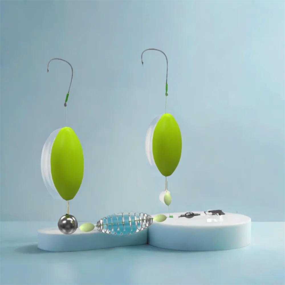 2 Pcs Double Hook Fishing Hair Rigs Hook Suspension Anti Bottom Carp ...