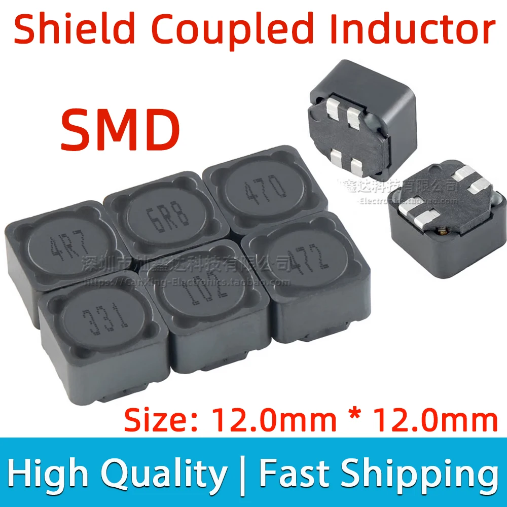 5pcs-12-12mm-Shield-Coupled-Inductor-SMD-Inductor-Mode-1uh-1-5uh-6-8uh ...