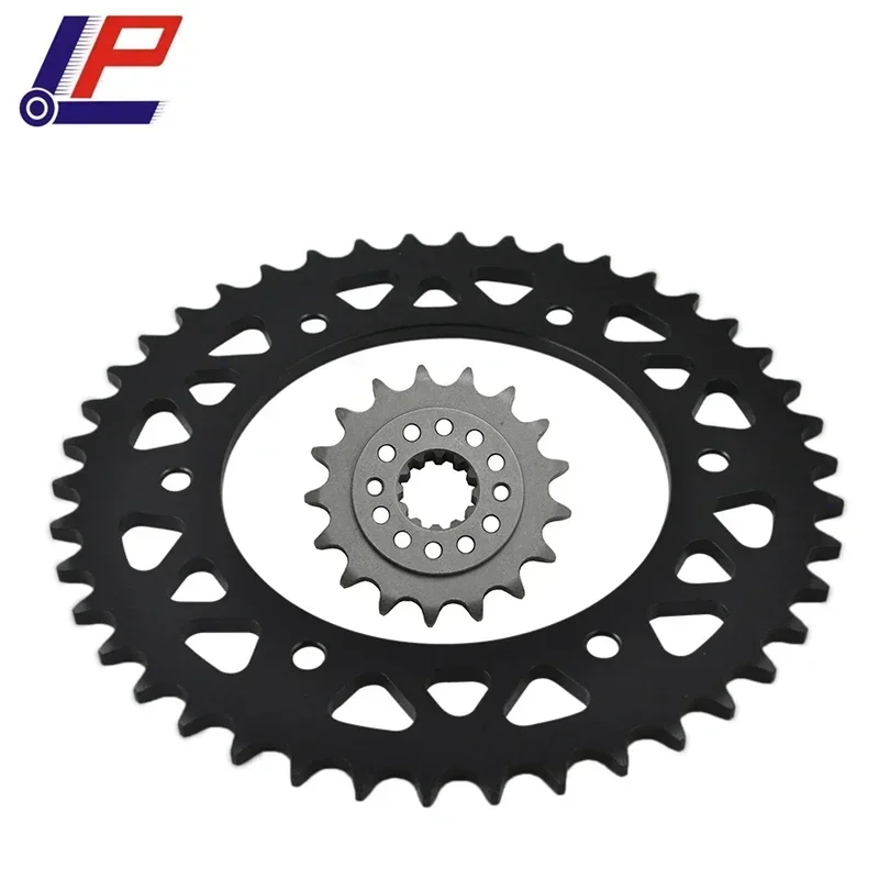 LOPOR 525 CNC 17T 42T Front Rear Motorcycle Sprocket For VLX750 Shadow ...