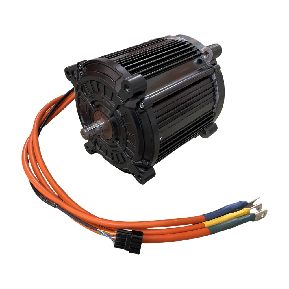 QSMOTOR 180 90H 8000W PMSM Mid Drive Motor For Electric Moped ...
