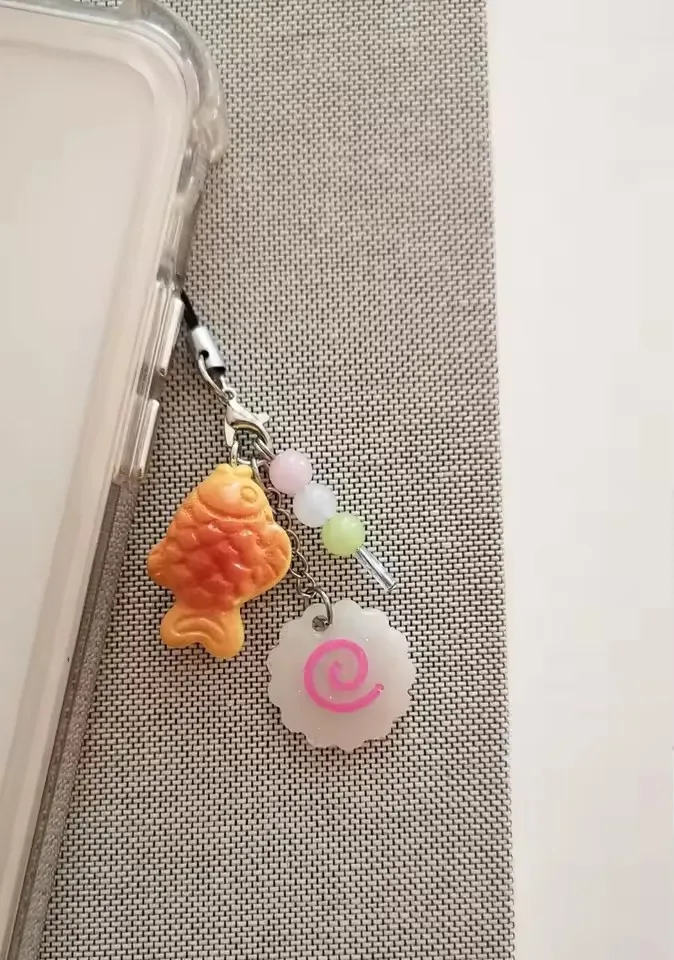 Kawaii Japanese Street Food Taiyaki, Narutomaki Fish Cake, Dango Phone ...