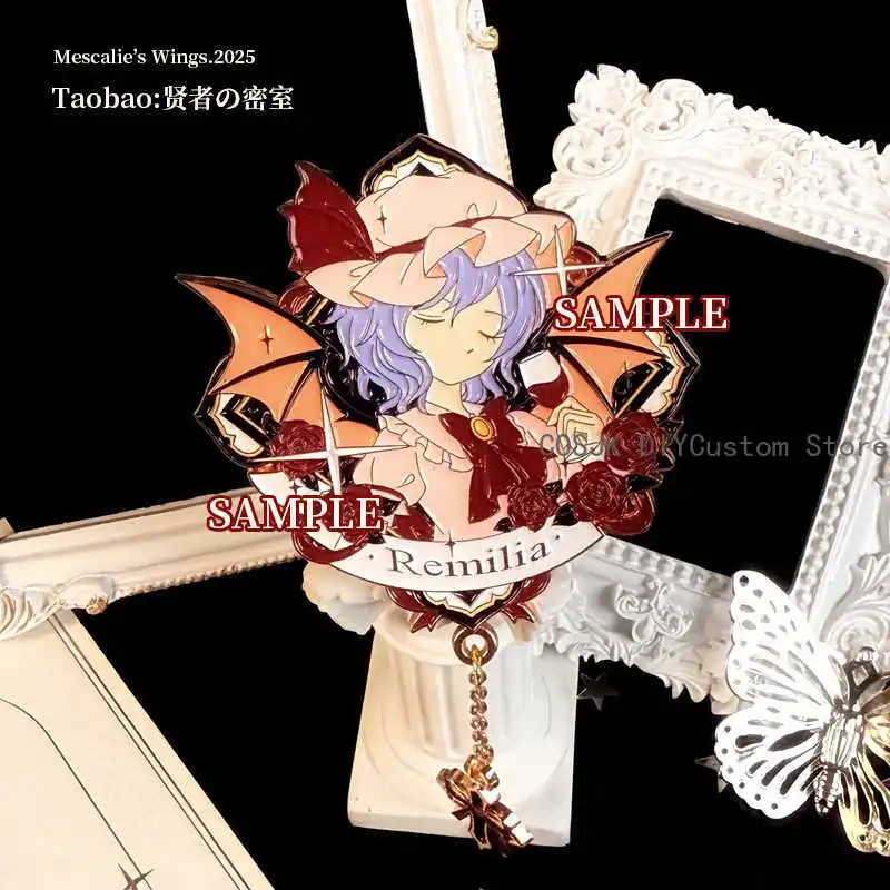 Anime Flandre Scarlet Remilia Scarlet Touhou Project Metal Badge Button ...