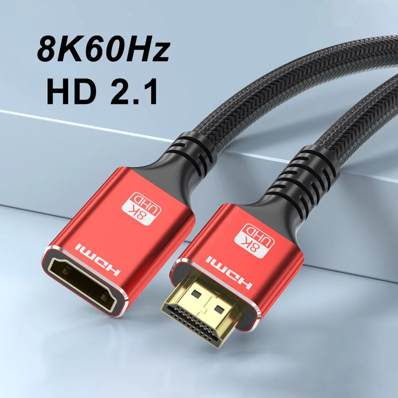 HDMI-compatible-Extension-Cable-1m-2m-3m-Male-To-Female-8K-60Hz-4K ...