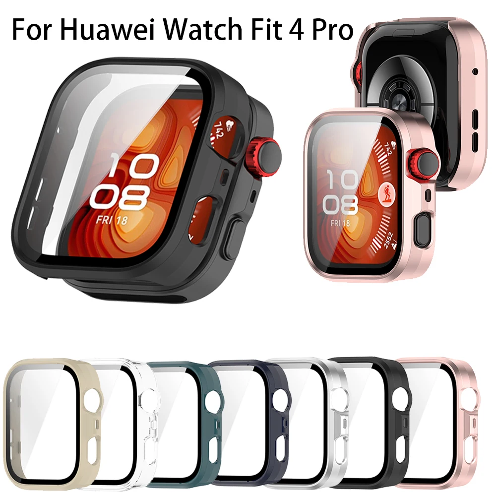 Full Protective Glass Case For Huawei Watch Fit 4 Pro Smartwatch Screen ...