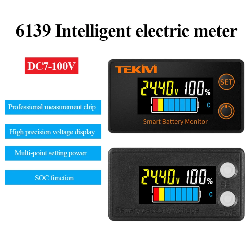 Water-proof-Battery-Capacity-Indicator-8-100V-Car-Battery-Capacity ...