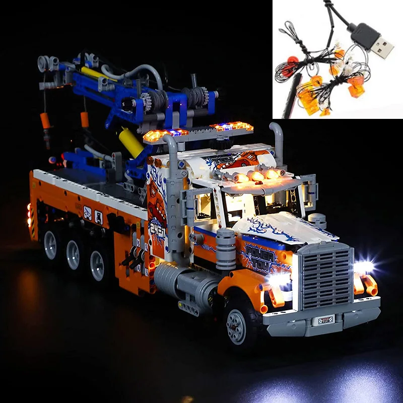 (Geen LEGO, gewoon licht) USB-lichtset voor LEGO Technic heavy-duty ...