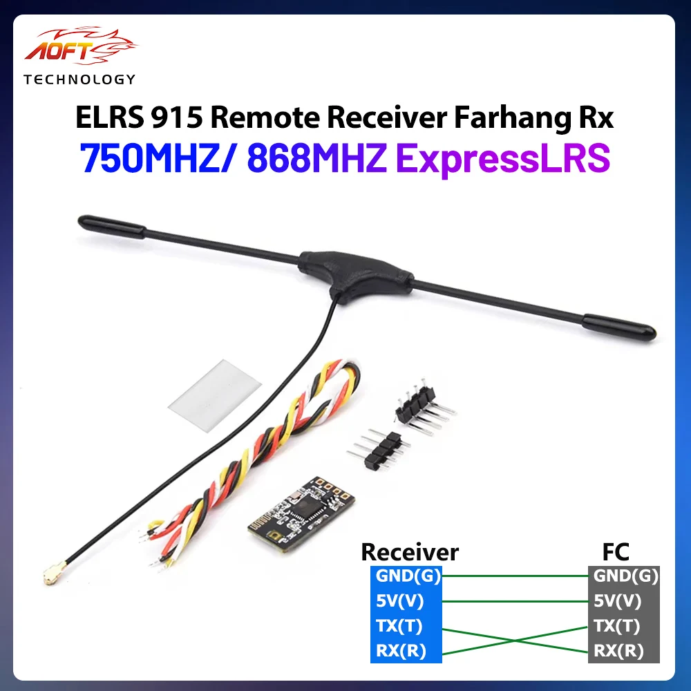 ELRS-NANO-750MHz-868MHz-Receiver-FPV-Crossover-Aircraft-Model-Parts ...