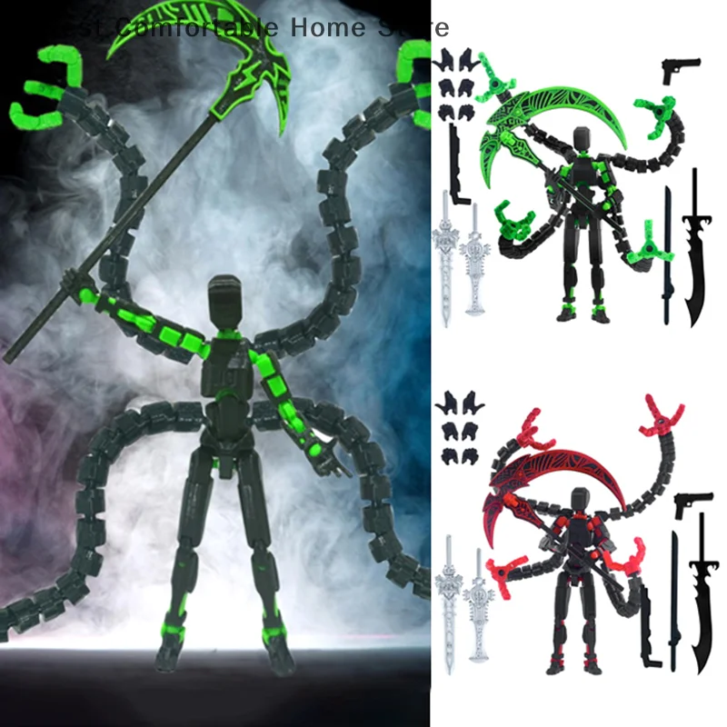 Titan 13 Action Figures T13 Figure 3D Printed Multi-Jointed Movable ...