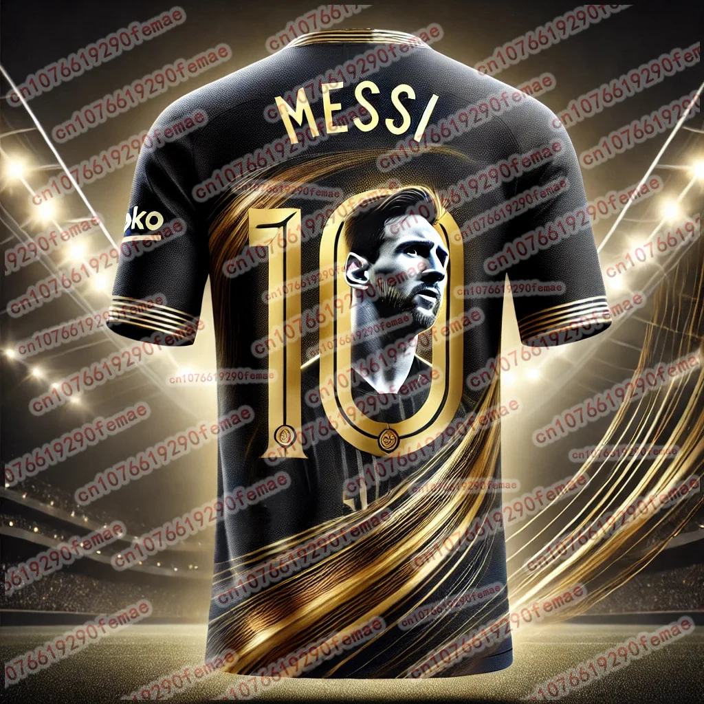 Summer HOT SALE Messi Fashion Superstar Printed Men's Fan Commemorative ...