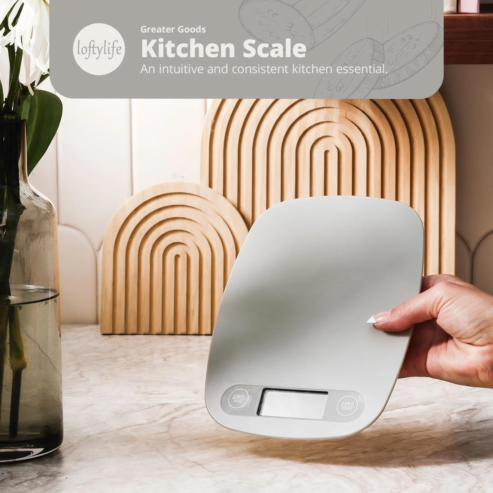 11lbs-Gray-Kitchen-Food-Scale-Digital-Weight-Grams-for-Weight-Loss ...