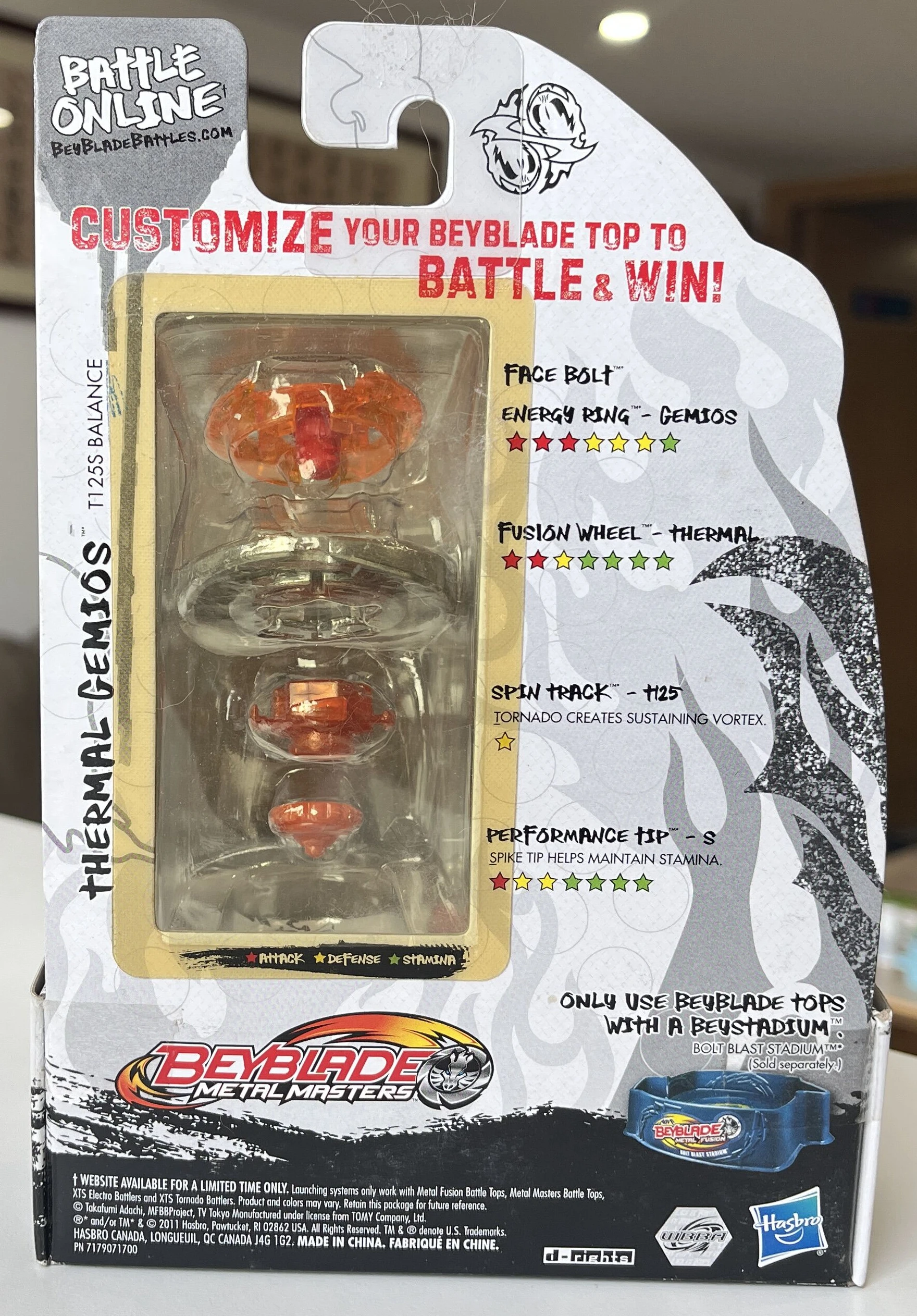 Beyblade Thermal Gemios