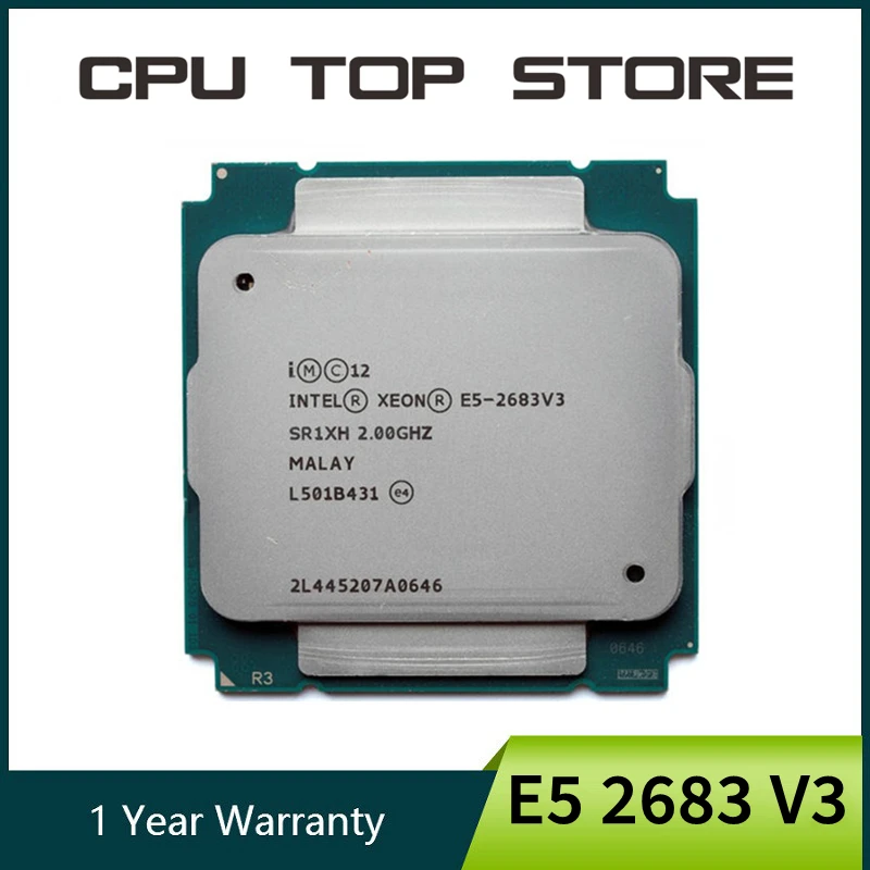 Used Intel Xeon E5 2683 V3 2683V3 SR1XH 2.0GHz 14-Cores 35M LGA 2011-3 ...