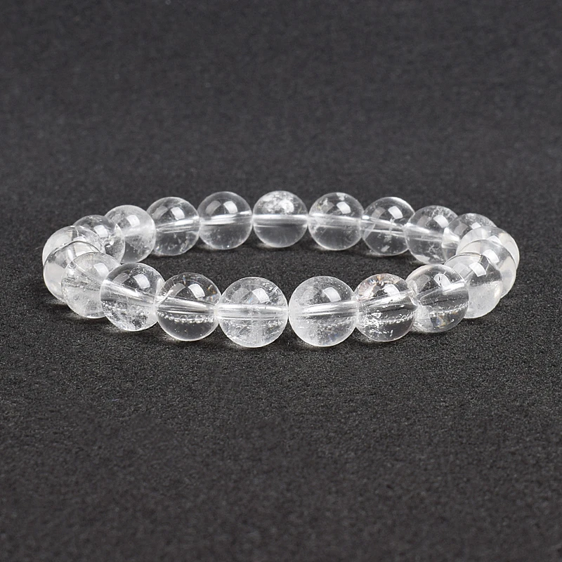Clear Crystal Quartz Bracelets | White Quartz Crystal Bracelet ...