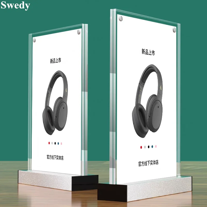 A4-210x297mm-Magnetic-Acrylic-Sign-Holder-Display-Stand-Menu-Paper ...